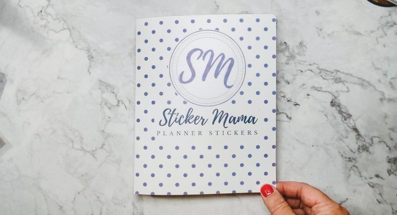 PLANNER STICKER ALBUM 8x6 Sticker Storage Sticker Book | Etsy