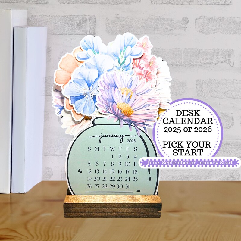 Flower Calendar - Etsy