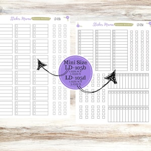 CHECKBOXES LAUREL DENISE Planner Ld-105 - "to Do This Week" Columns ...
