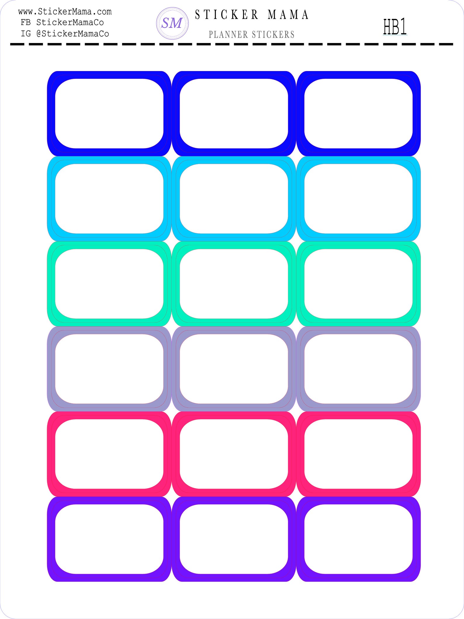 HALF BOX STICKERS 1 X 1.5 Half Box Labels Quarter | Etsy