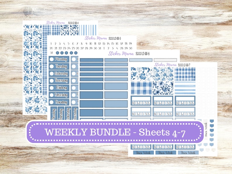 Laurel Denise Mae and Kristy Planner Sticker Kit | Book-bound ...