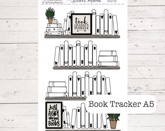 Reading Log Stickers - Etsy