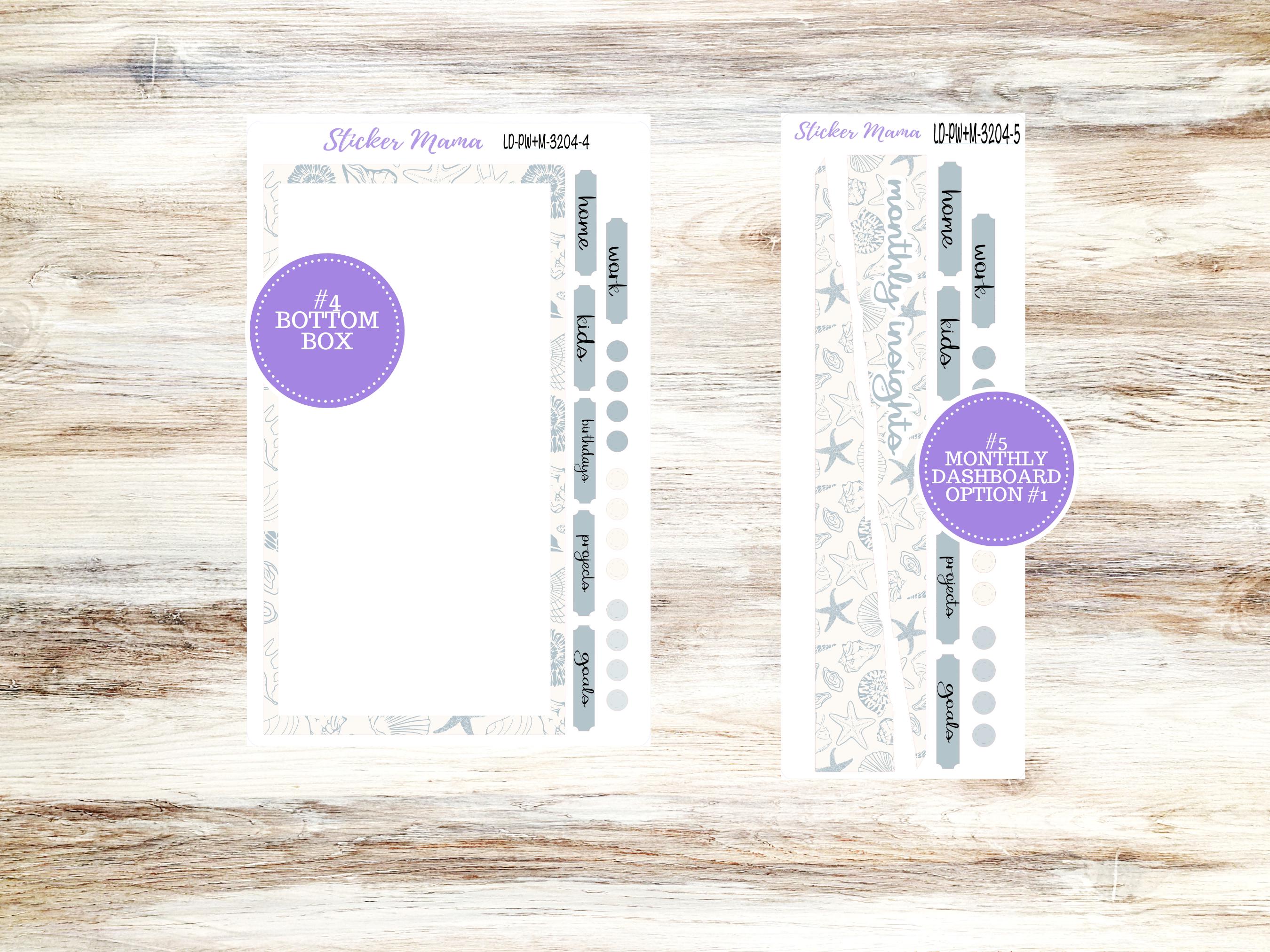 LD Large "the Scout" Week + Month Planner Kit|| Planner Kit #3204 ...