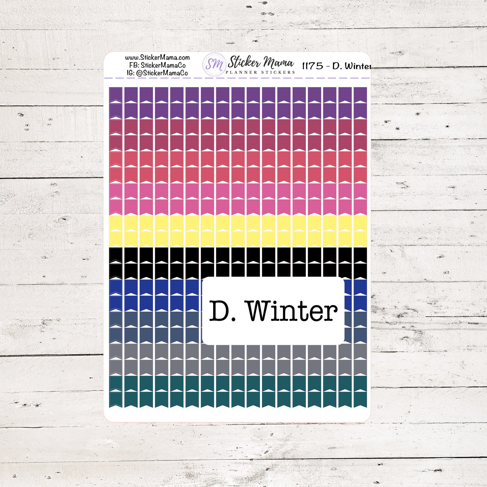 PLANNER FLAGS 1175 Planner Sticker Flags Flag for Planners - Etsy