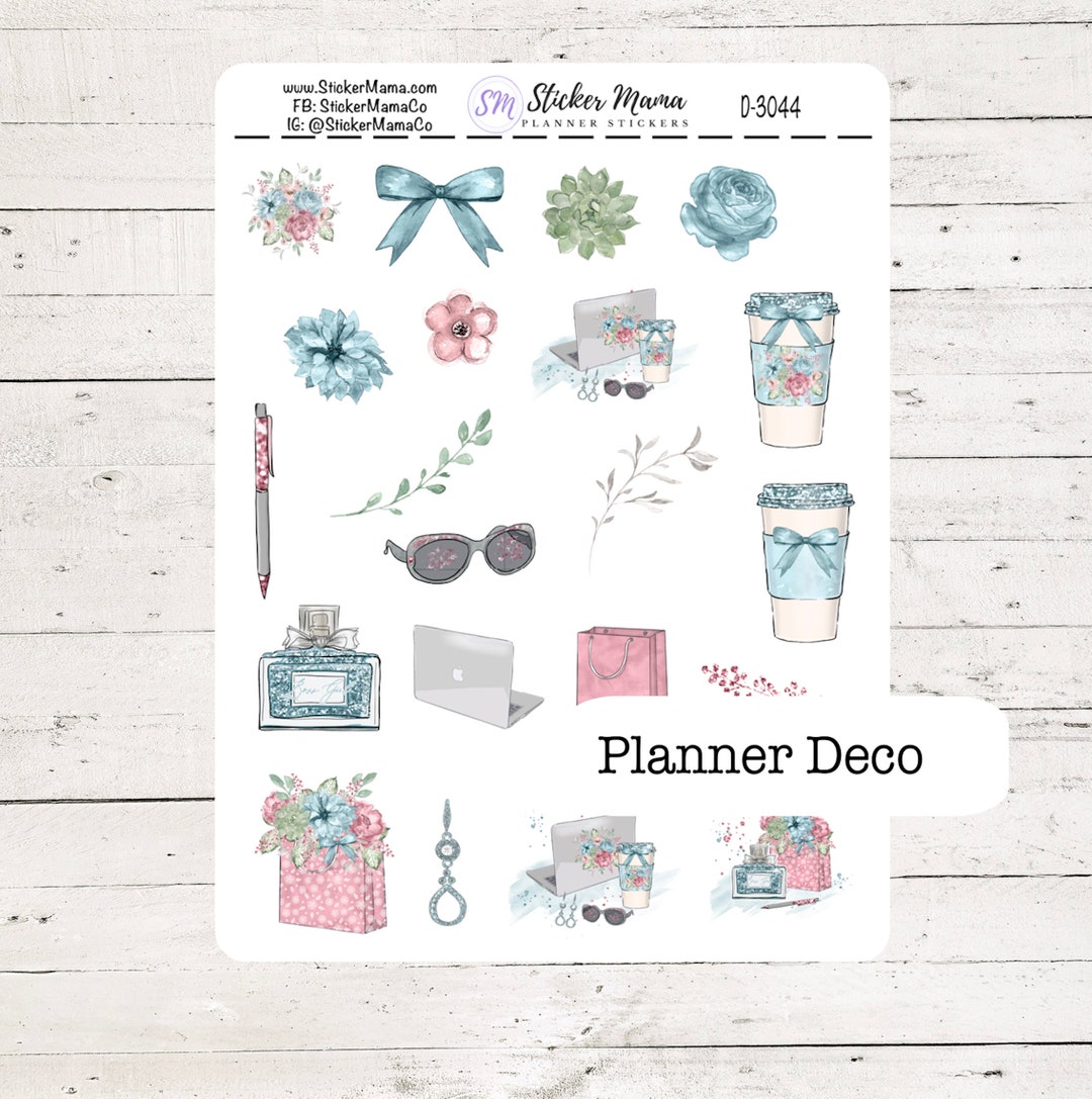 D-3044 - CUTE DECO STICKERS - Planner Deco - Cute Stickers - Etsy