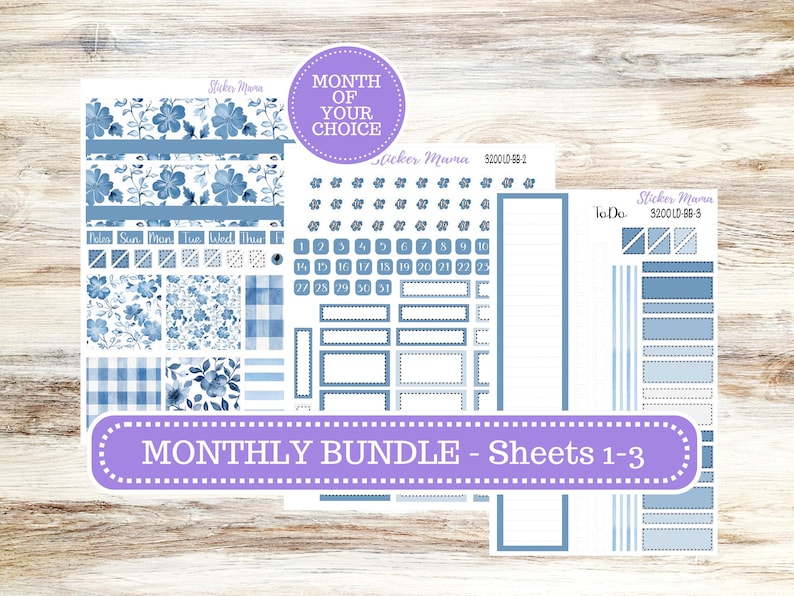 Laurel Denise Mae and Kristy Planner Sticker Kit | Book-bound ...