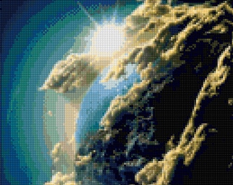 Orion Nebula NGC 1976 Hubble Telescope Cross Stitch Pattern PDF Instant Download - Etsy