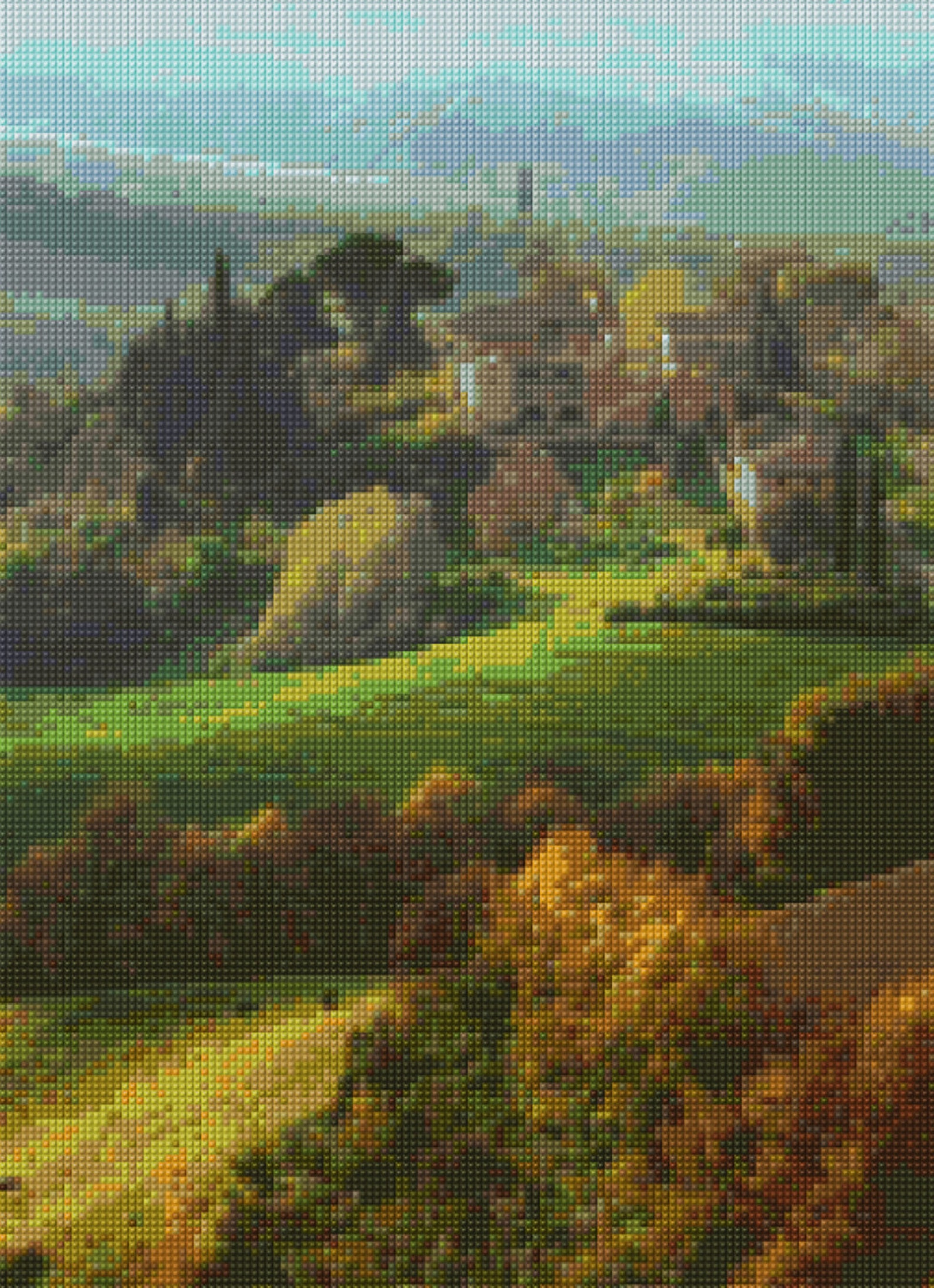 Tuscany Landscape Cross Stitch Pattern PDF Instant Download - Etsy