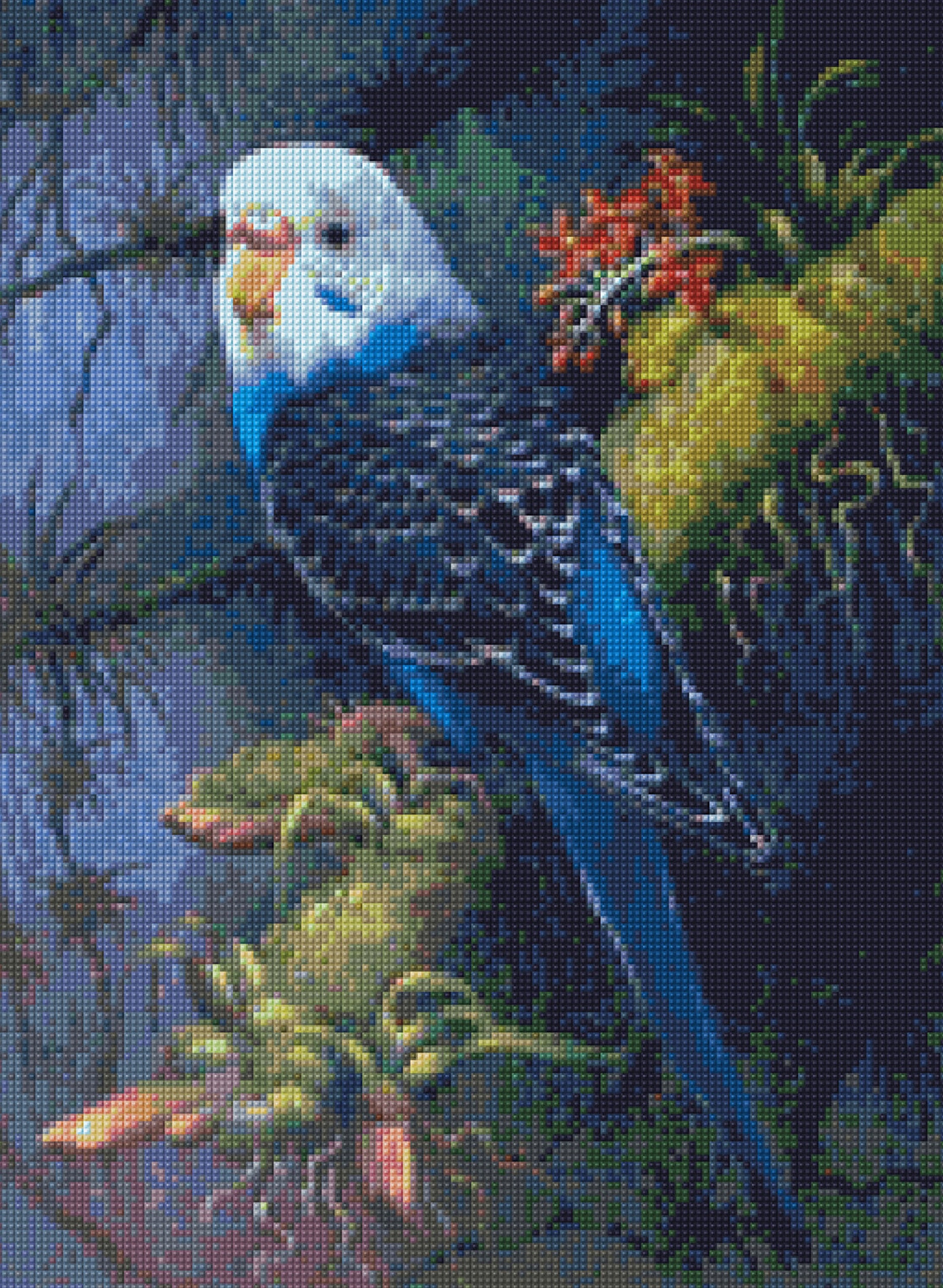 Vintage Parakeet Cross Stitch Pattern PDF - Instant Download! - Etsy
