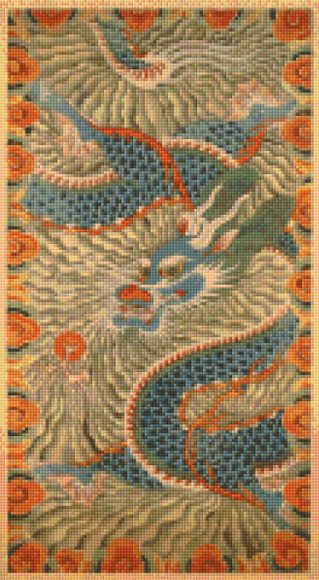 Dragon With Clouds Cross Stitch Pattern - PDF - Instant Download! - Etsy