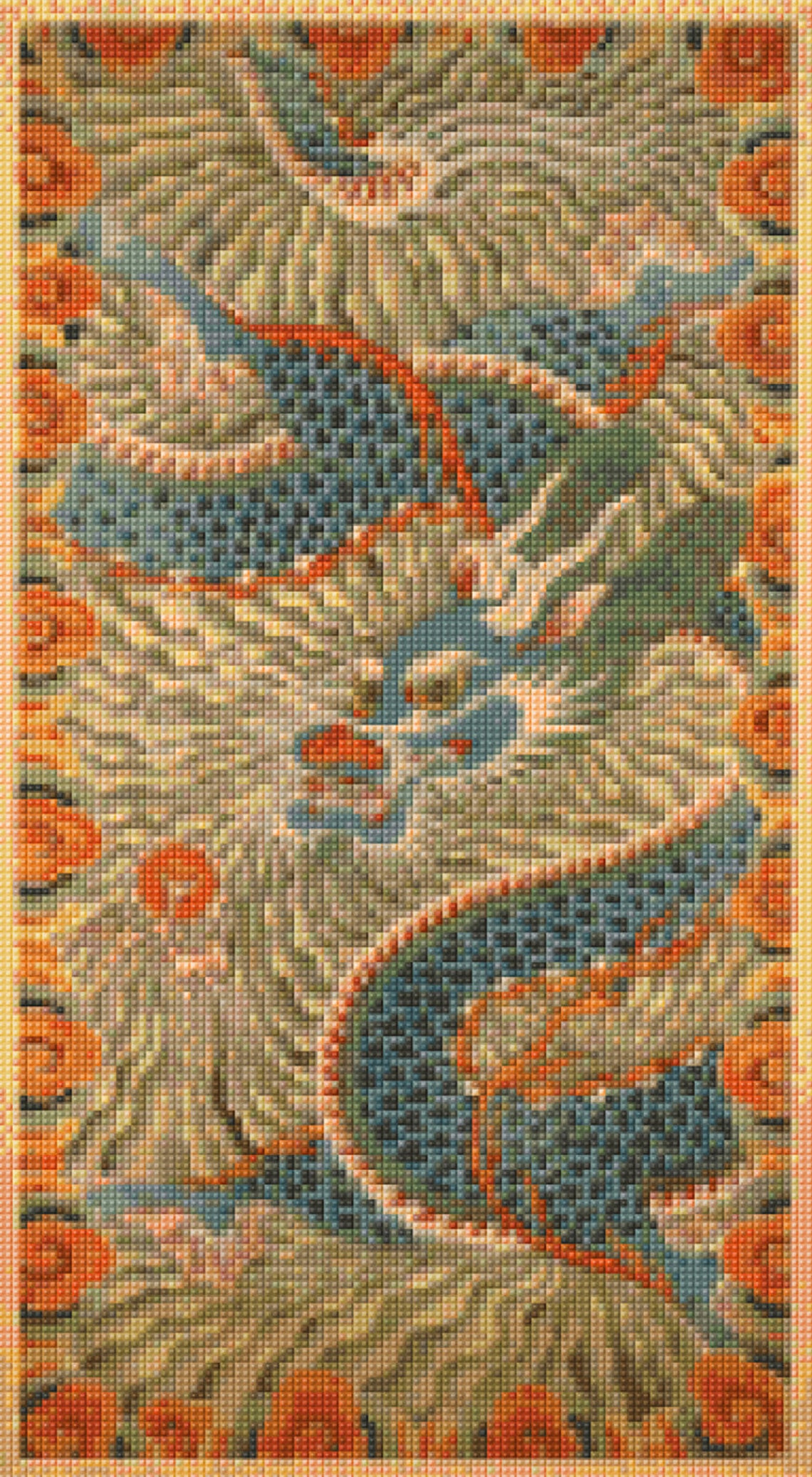 Dragon With Clouds Cross Stitch Pattern PDF Instant - Etsy