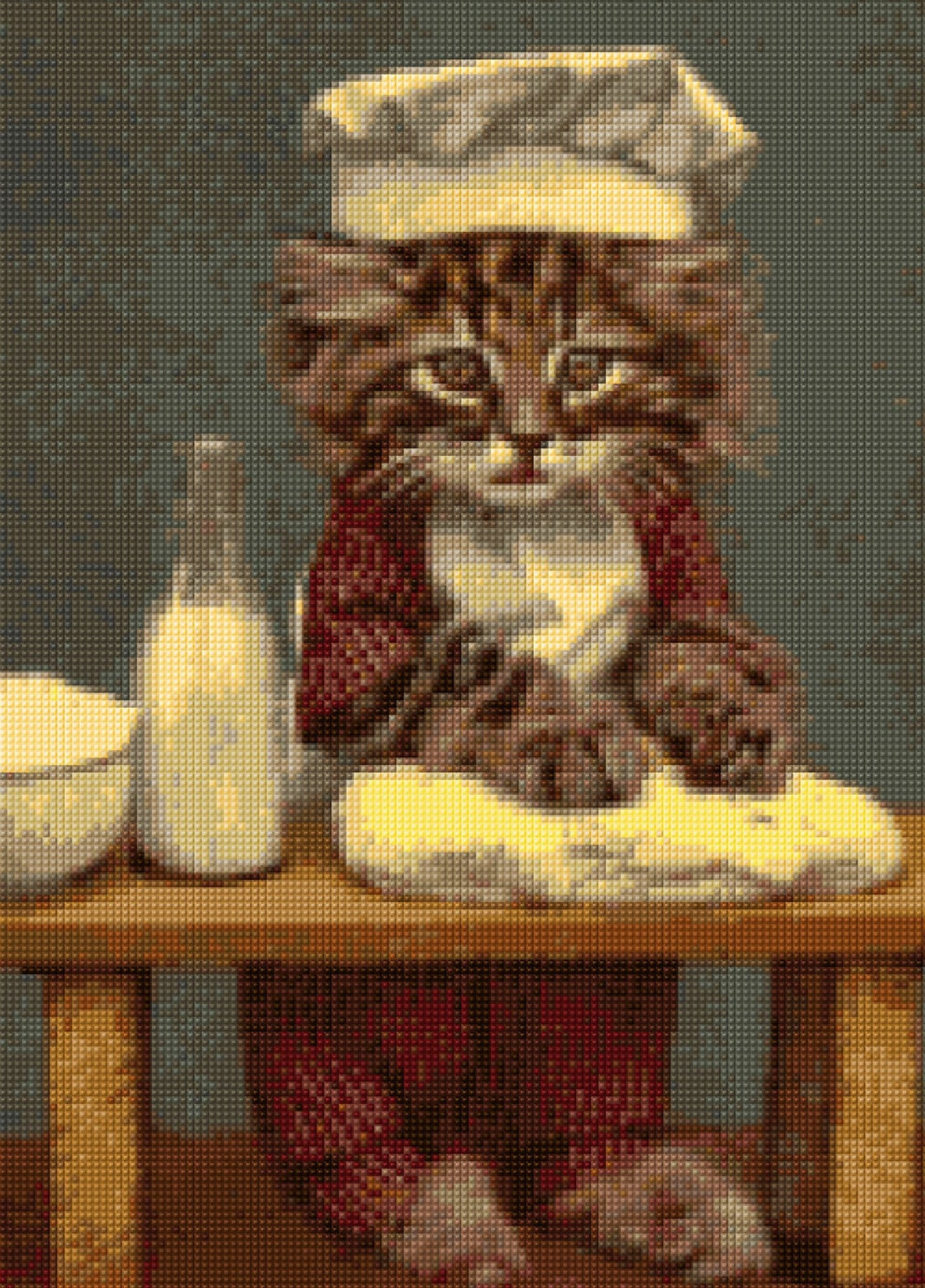 Kitty Baker Cross Stitch Pattern 1930s Vintage Children's | Etsy