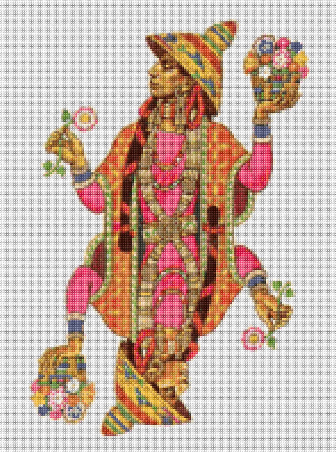 Northwest Coast Queen of Spades Cross Stitch Pattern PDF - Instant ...