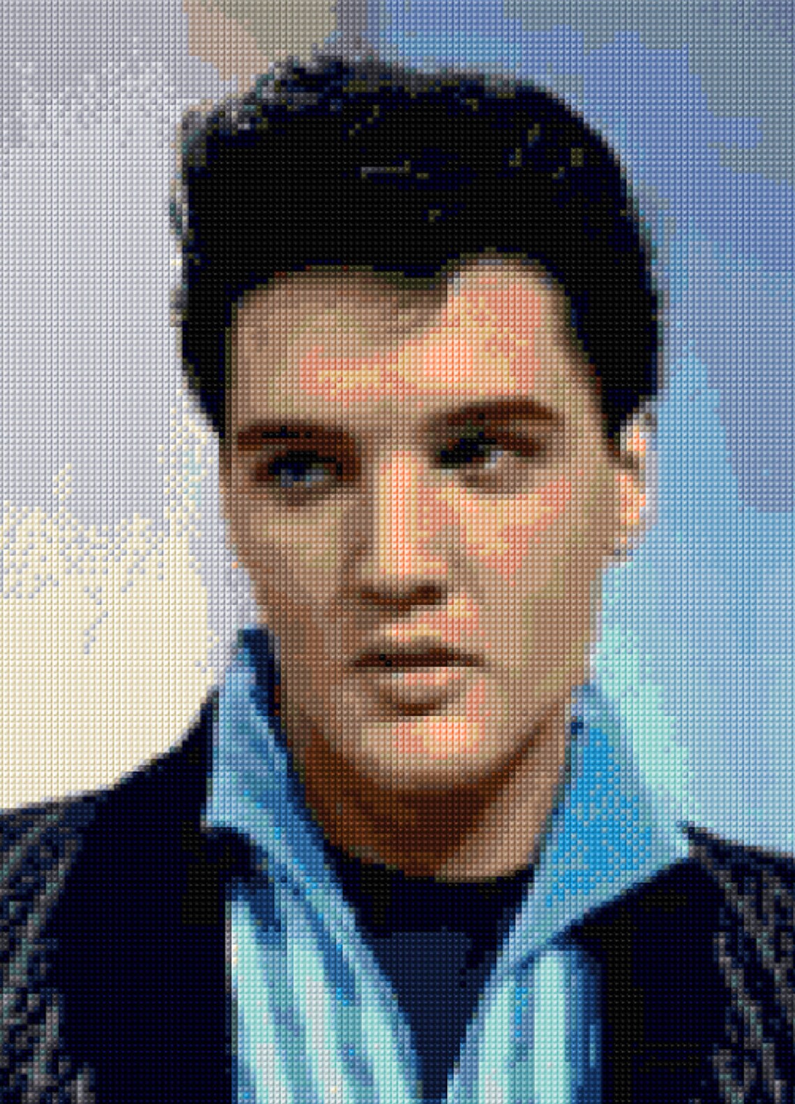 Elvis Presley Portrait Cross Stitch Pattern PDF - Instant Download ...