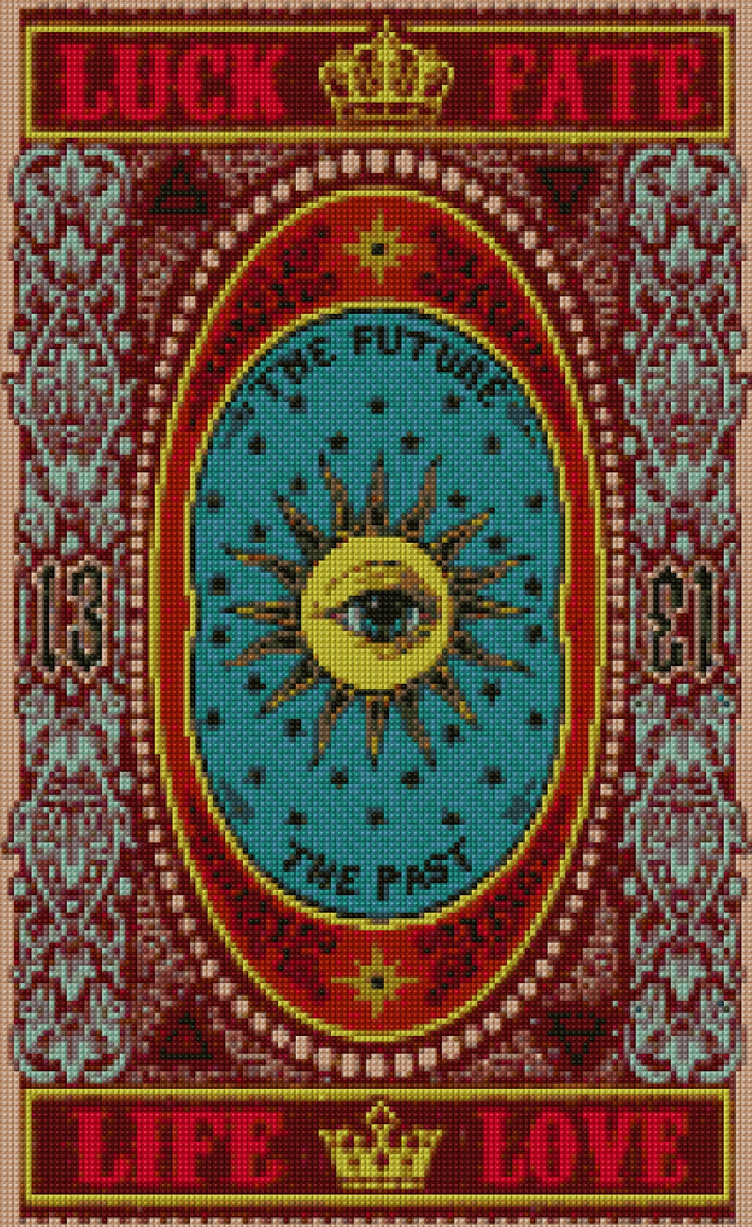 Tarot - Luck Fate Life Love - Cross Stitch Pattern PDF - Instant ...
