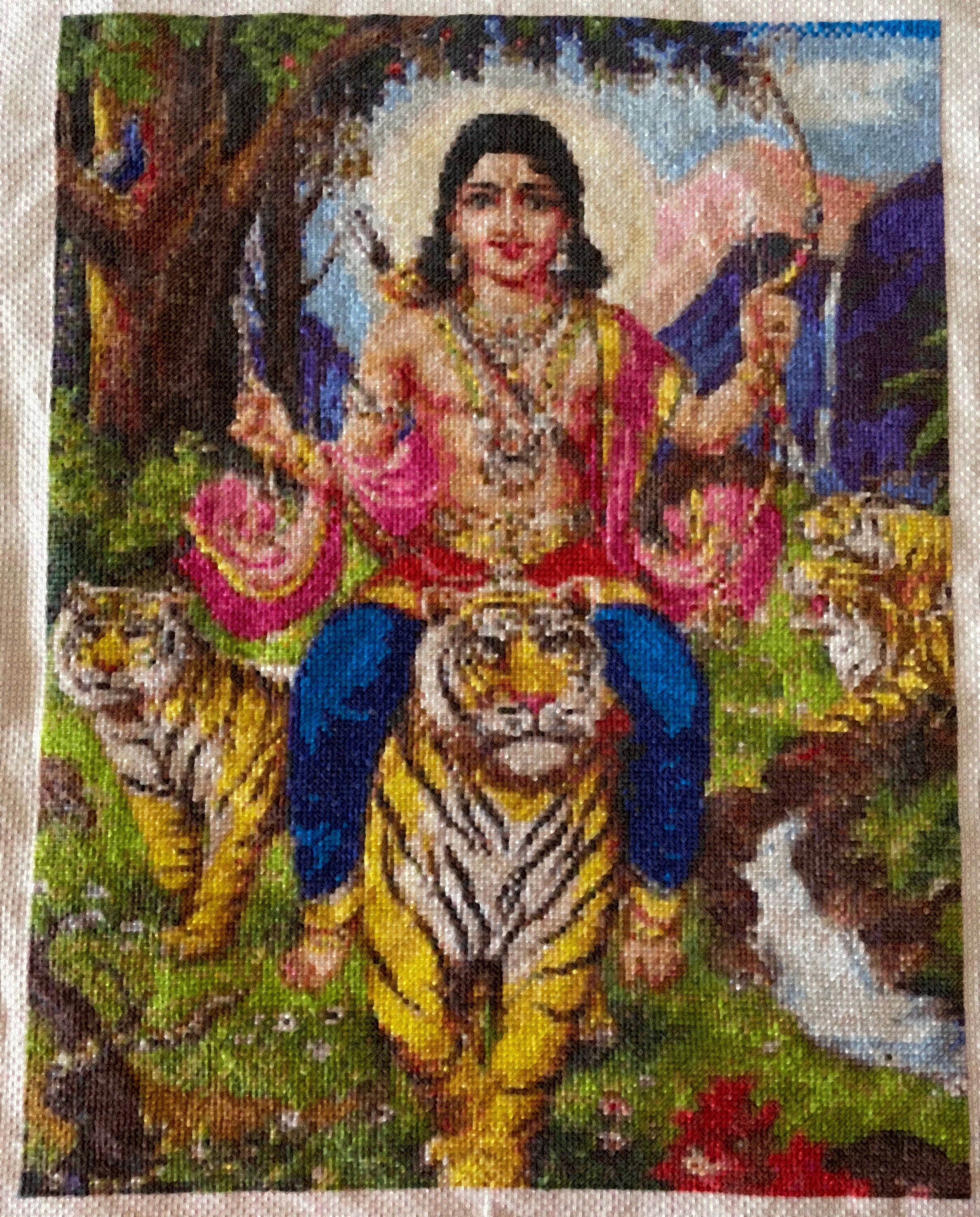 Hindu Ayyappa Thangka Cross Stitch Pattern - PDF - Instant Download! - Etsy