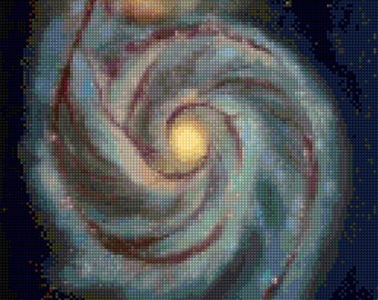 Earth From Hubble Telescope Cross Stitch Pattern PDF Instant | Etsy