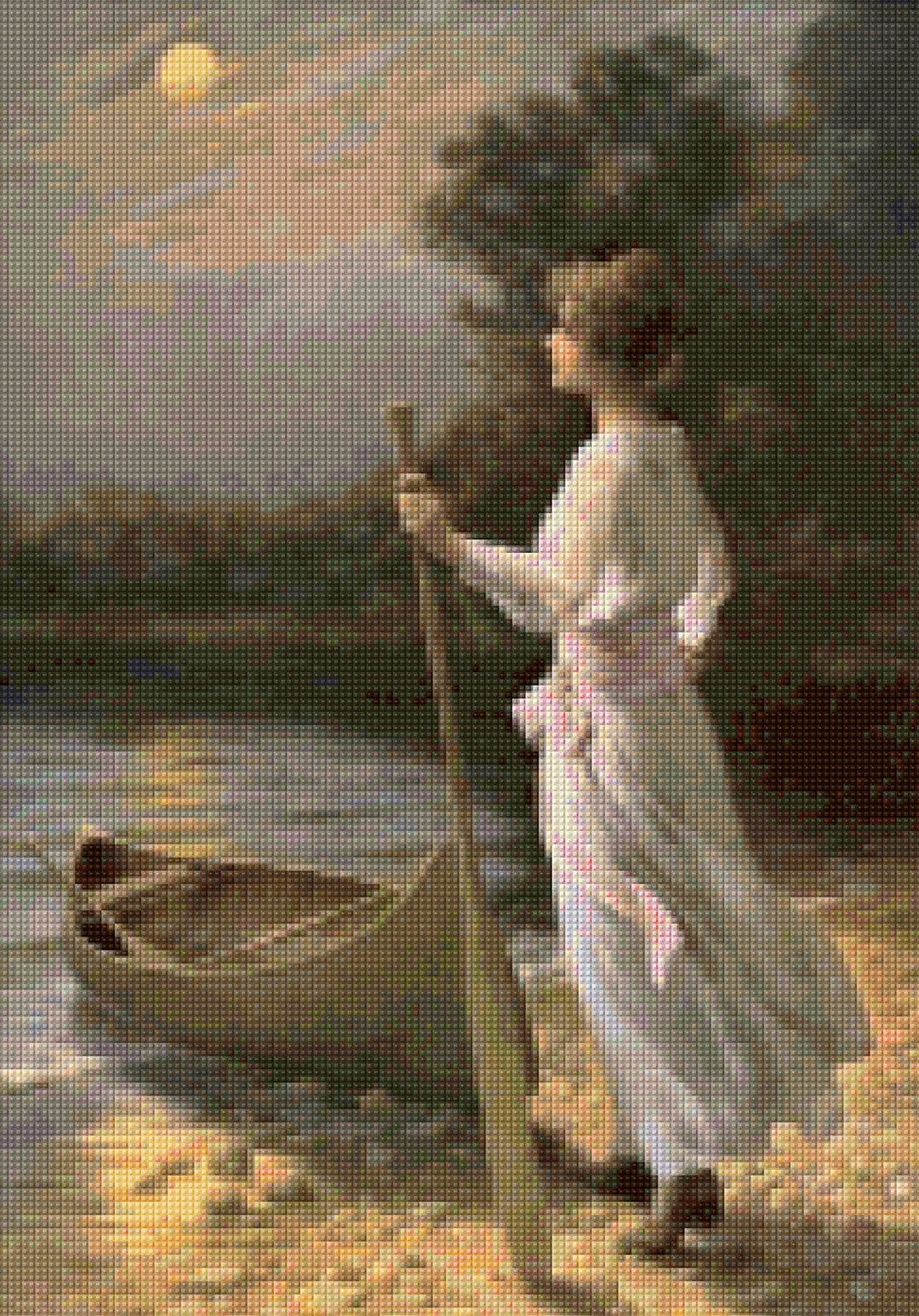 1920s Moonbeams by Zula Kenyon Cross Stitch Pattern PDF - Instant ...