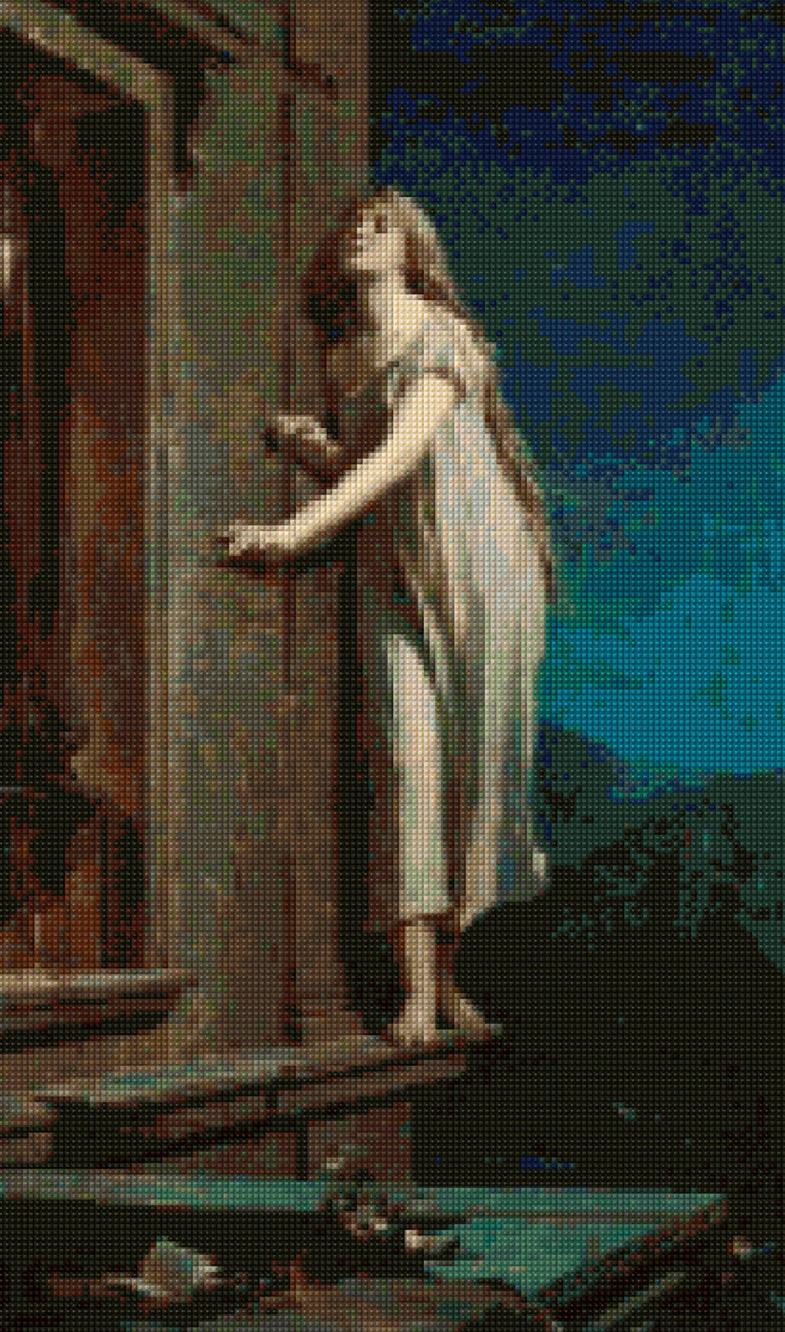 Sleepwalker Maximilian Pirner Painting Cross Stitch Pattern - PDF Instant Download - Etsy