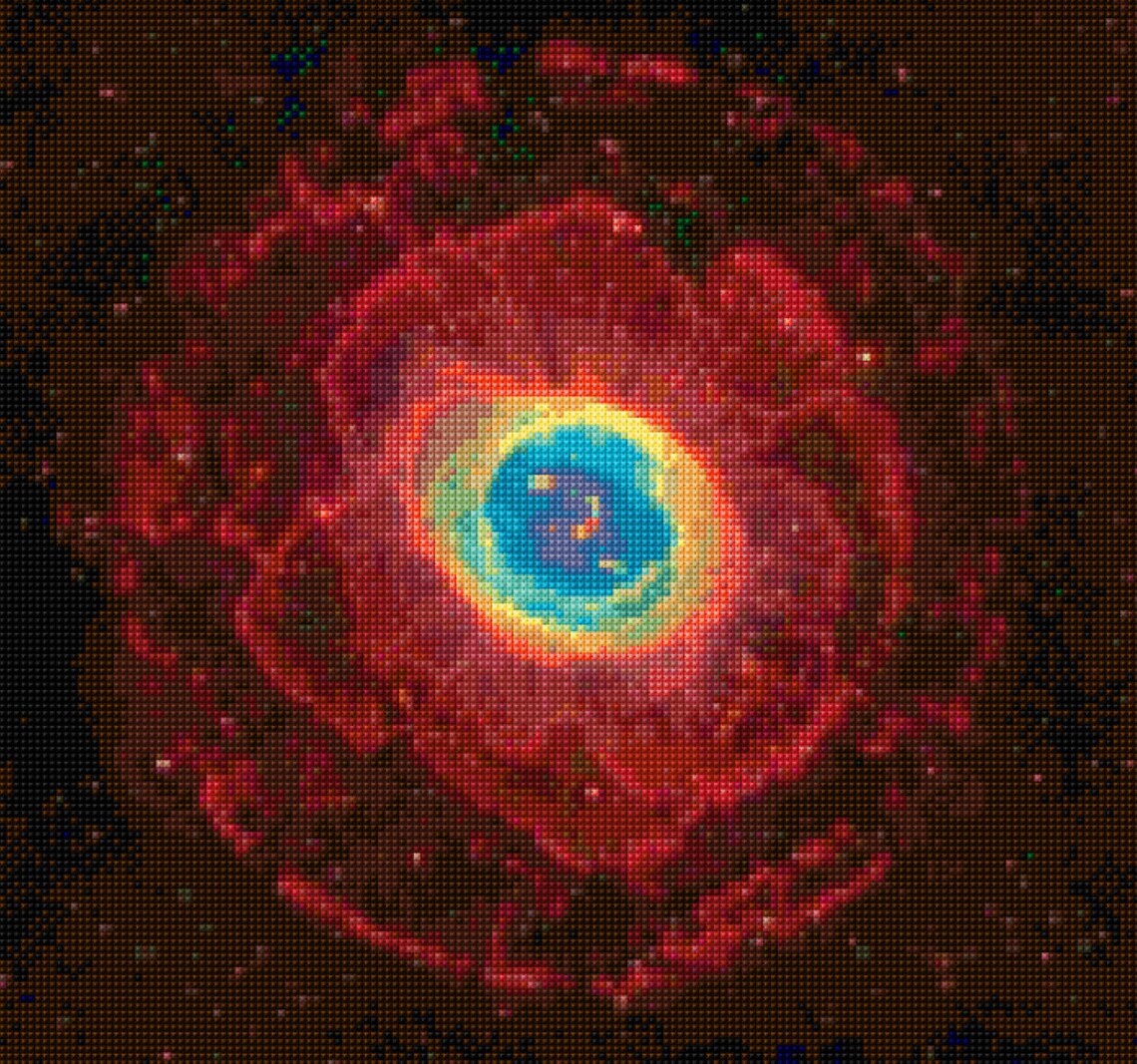 Ring Nebula M57 Hubble Telescope Cross Stitch Pattern PDF - Etsy