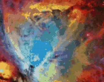 Ring Nebula M57 Hubble Telescope Cross Stitch Pattern PDF Instant Download - Etsy