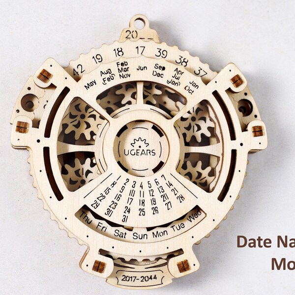 Wooden Calendar - Etsy