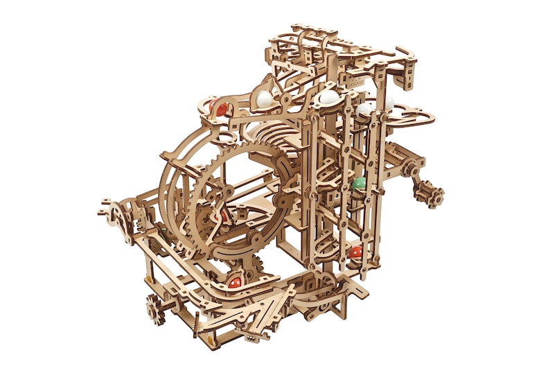 Marble Run Stepped Hoist 3D Wooden Logic Puzzle for Adults - Etsy