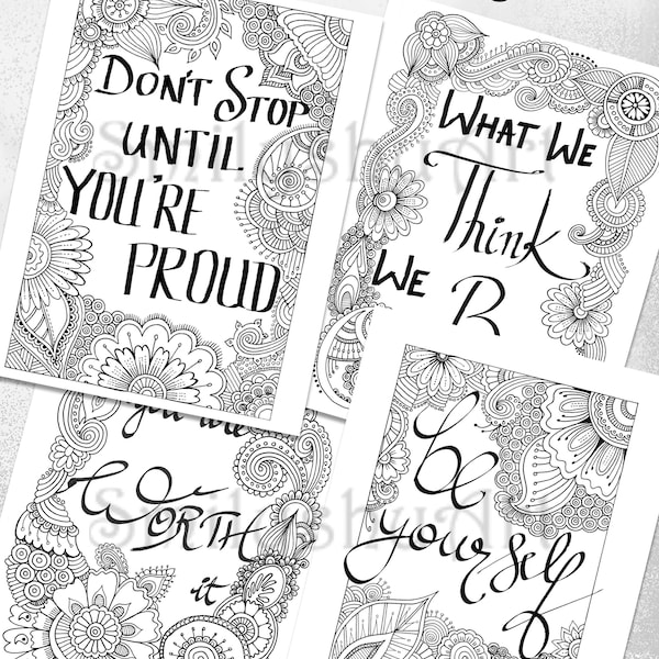 Zentangle Quotes - Etsy