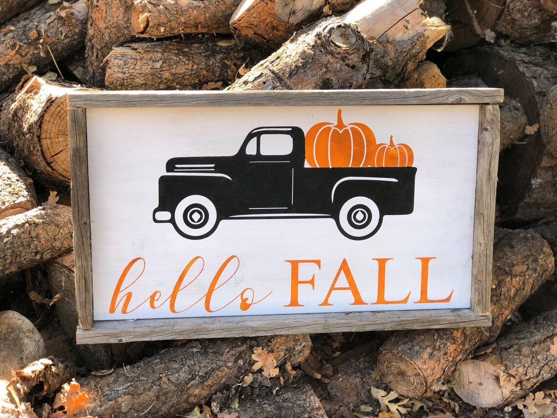 Fall Truck SVG Custom SVG File Instant Download Fall SVG - Etsy