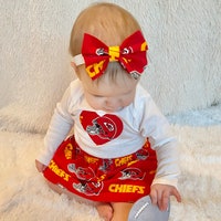 Kansas City Chiefs Baby Sweater | Hand Embroidered Chiefs Toddler ...