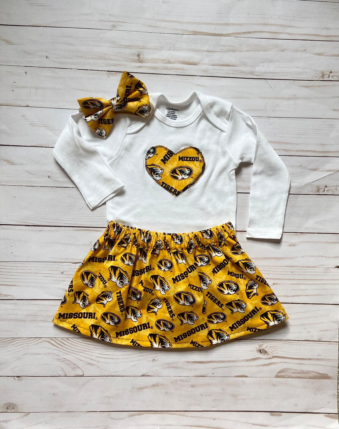 Mizzou Baby Outfit, Mizzou Baby, Mizzou Headband - Etsy