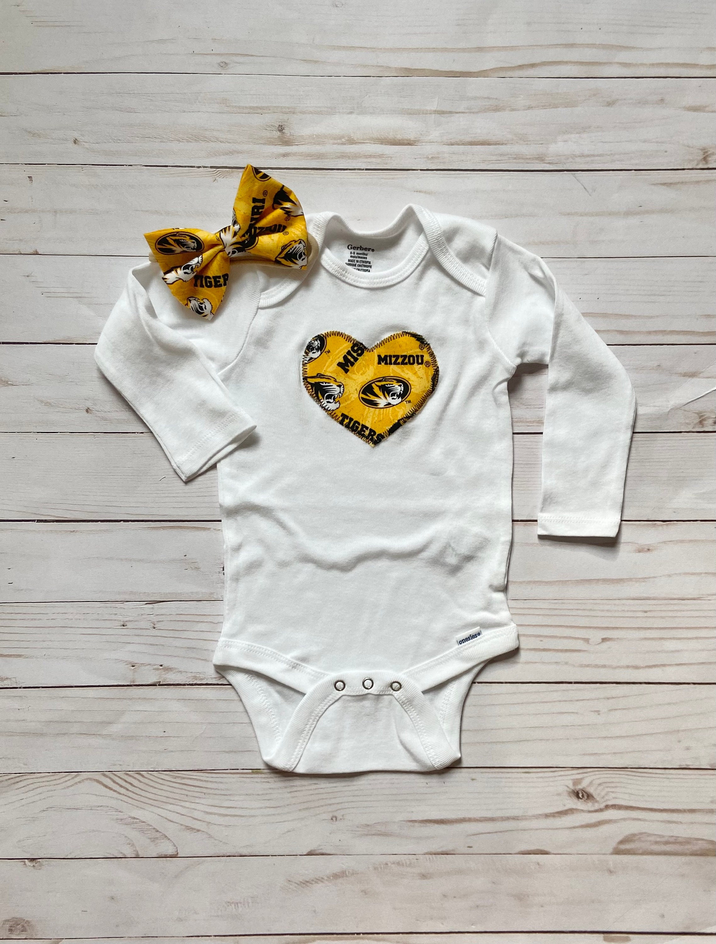 Mizzou Baby Outfit, Mizzou Baby, Mizzou Headband - Etsy