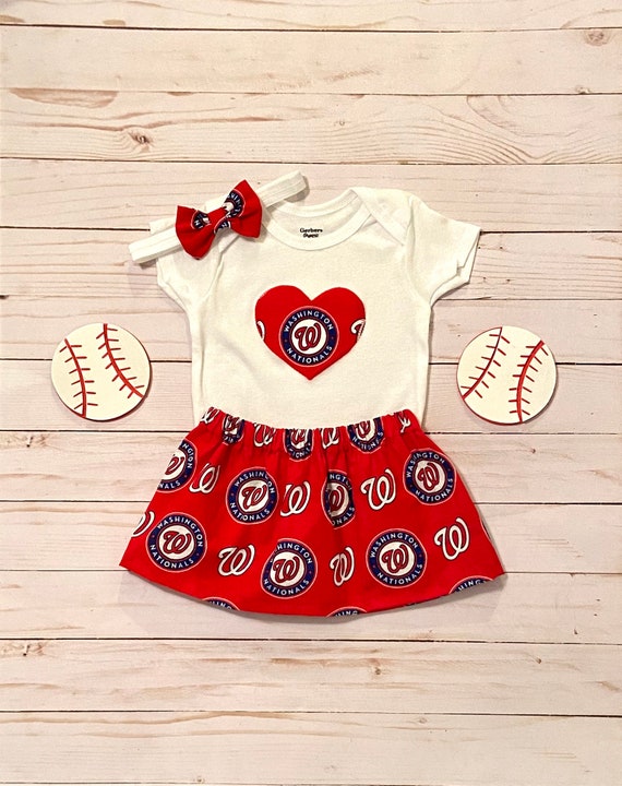 Washington Nationals Baby Washington Nationals Baby Outfit | Etsy