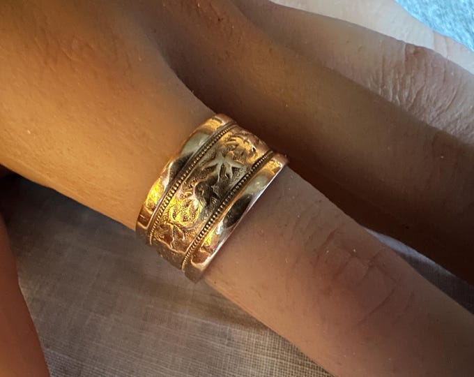 Basque Wedding band in 18 Karat Gold, Souvenir Ring, Orhoitzapena ...