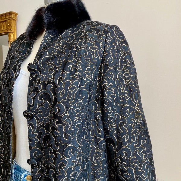 Brocade Coat - Etsy UK