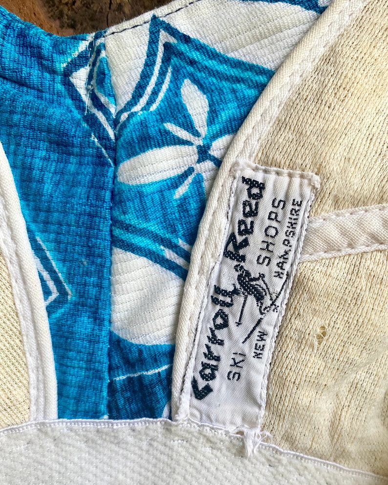 Vintage 1950s Carroll Reed Pin up Cotton Surf One Piece Bathing Suit ...