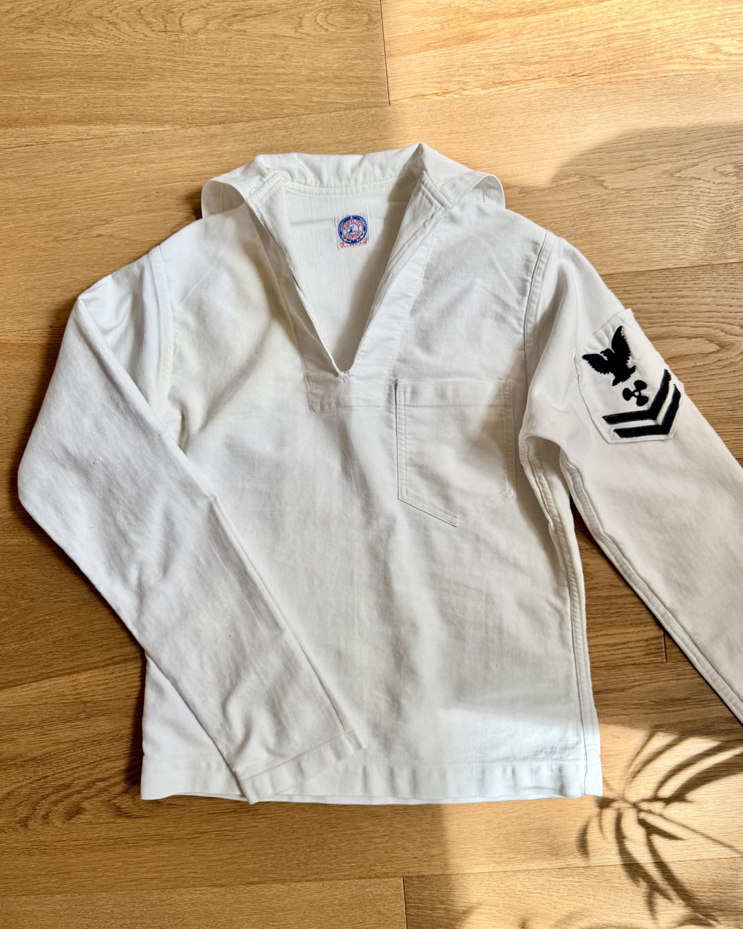 Vintage US Navy Sailor Shirt: 1950s Machinist's Mate Second Class Made ...