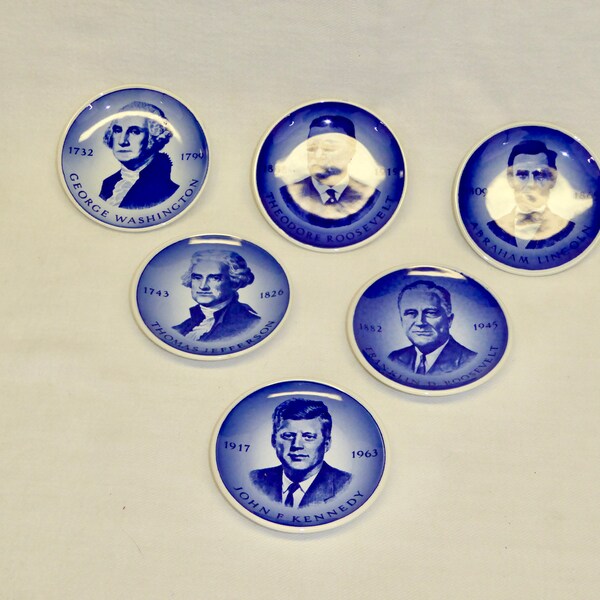 President Plates - Etsy