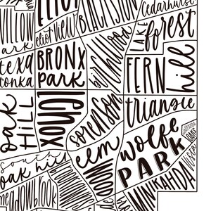 St. Louis Park, Minnesota Neighborhood Map | Digital Download - Etsy