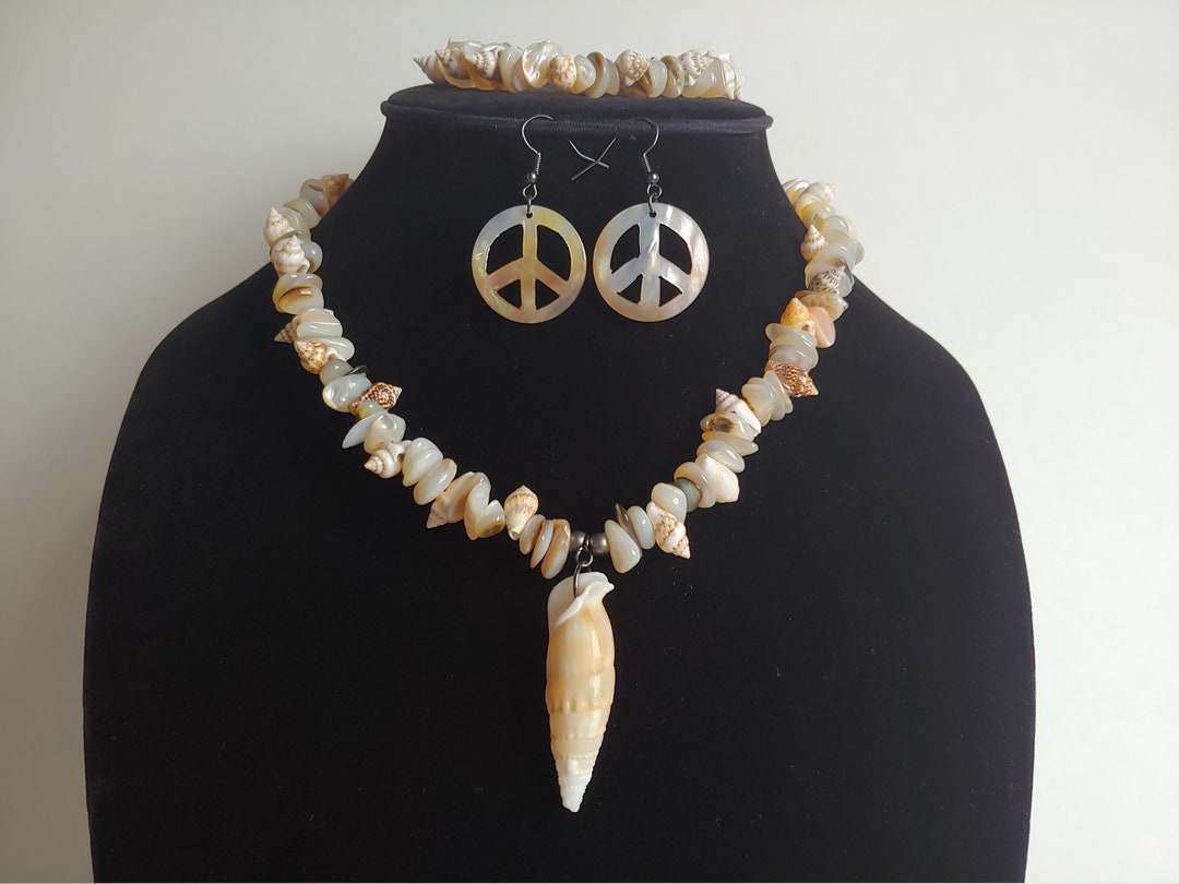 Gold Lip Shell and Nassa Shell With Japanese Shell Focal - Etsy