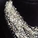 Glass floating Seed Beads BRIDAL Air Necklace and 3-strand Necklace/9 ...