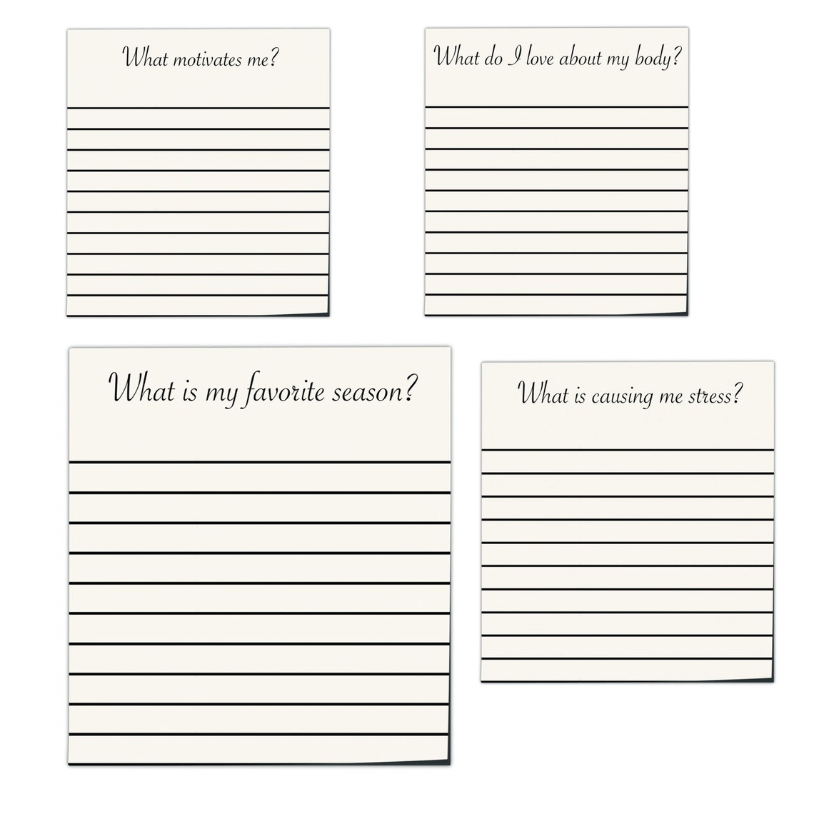 Digital Stickers Journal Prompts Sticky Notes Goodnotes - Etsy