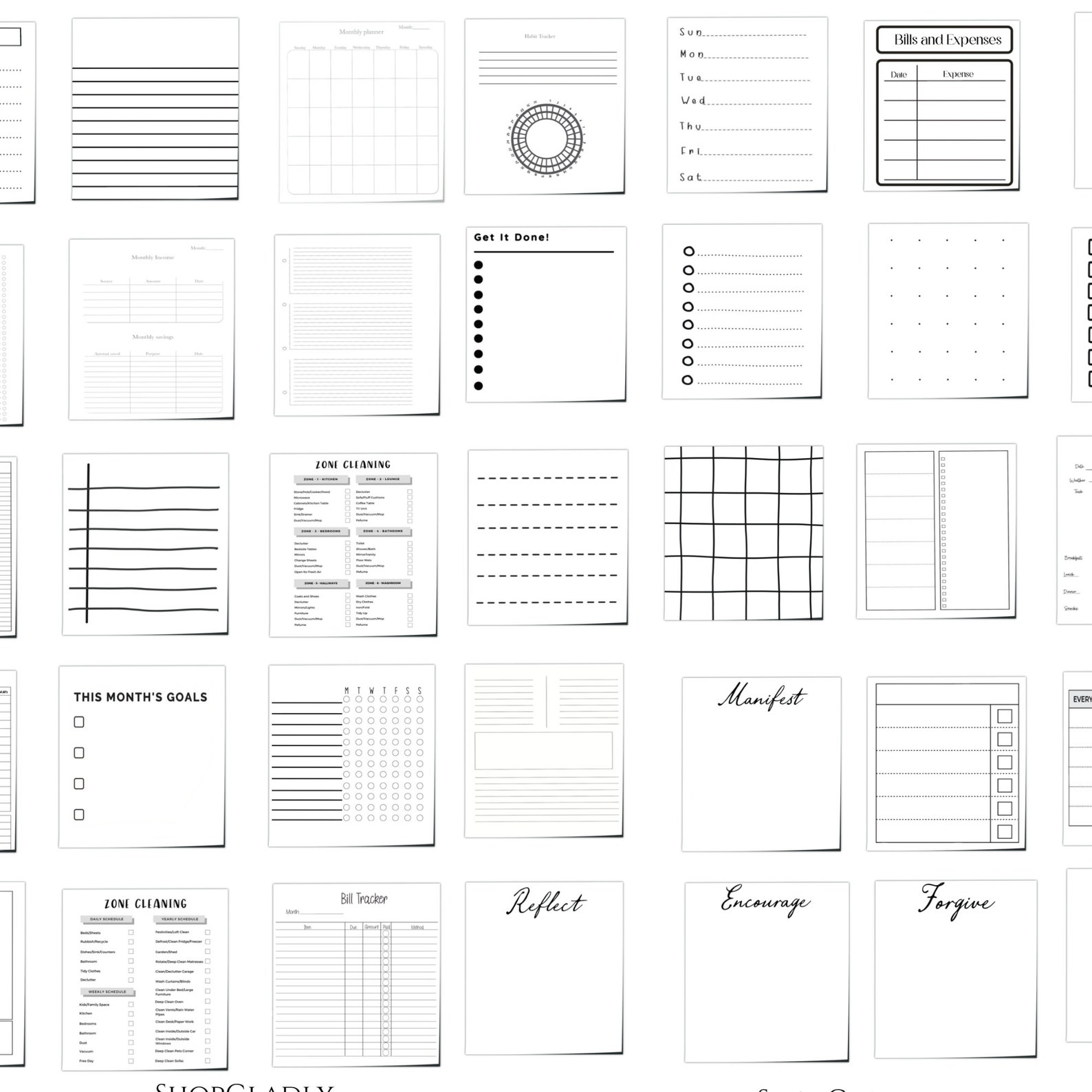 Goodnotes Digital Stickers 40 Digital Sticky Note Cleaning - Etsy