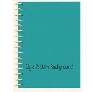 Digital Notebook Covers; 12 Digital Notebook Covers for Goodnotes - Etsy