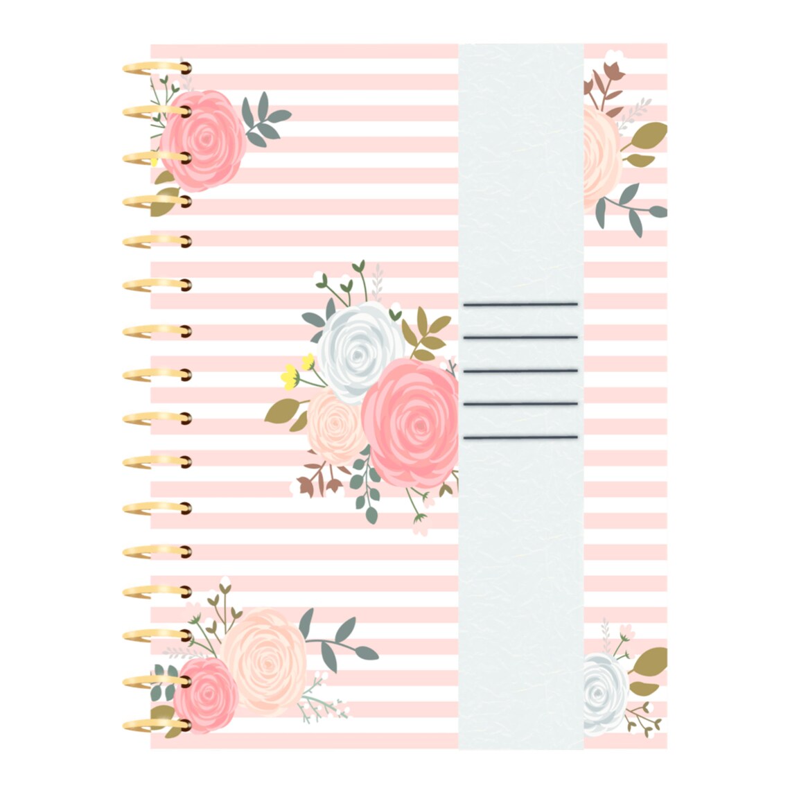 Digital Notebook Covers 12 Flower Covers Digital Journal - Etsy