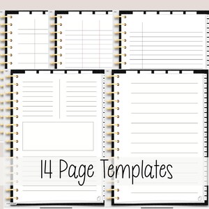 Goodnotes Notebook; Digital Blank Book to Customize; 26 Alpha Tabs; 5 ...