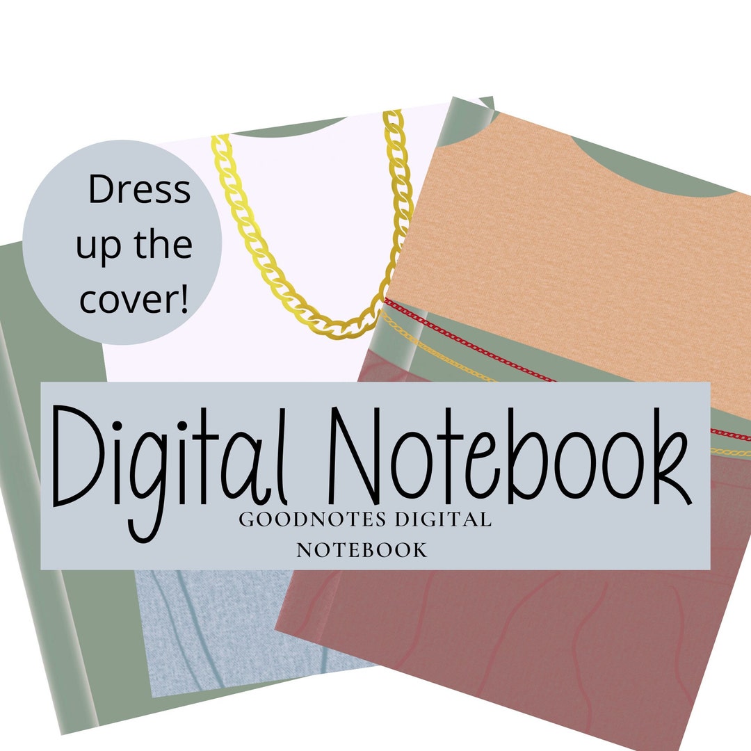Digital Notebook; 10 Tabs; 12 Sections per Tabs; Not Labeled - Etsy