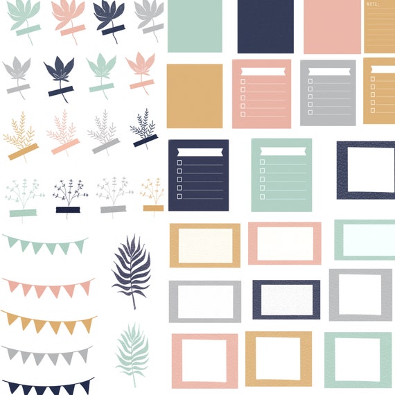 Goodnotes Digital Stickers 105 Stickers Precropped - Etsy