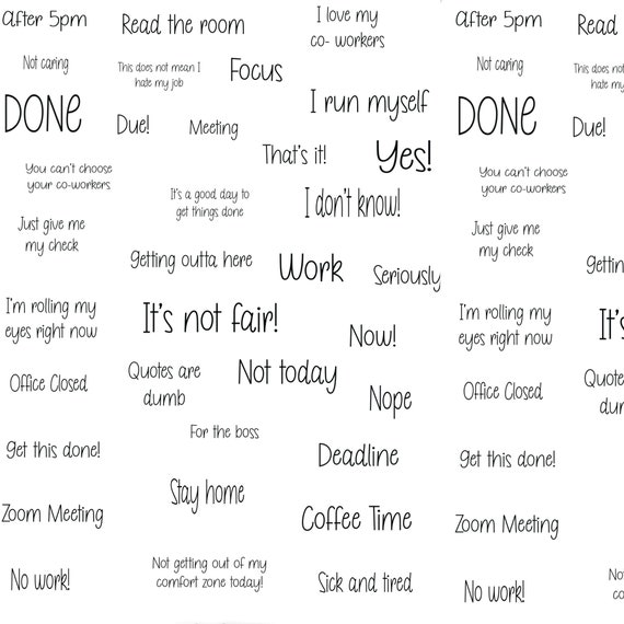 Digital Stickers Goodnotes 35 Work Related Word Stickers - Etsy