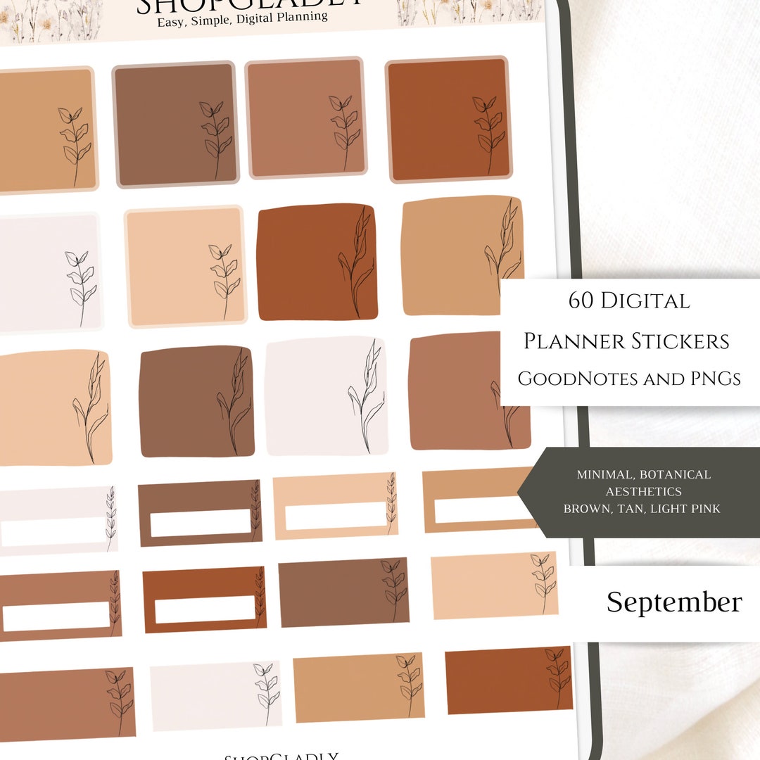 Digital Stickers Goodnotes Stickers 60 Individual Pngs 2 Goodnotes ...